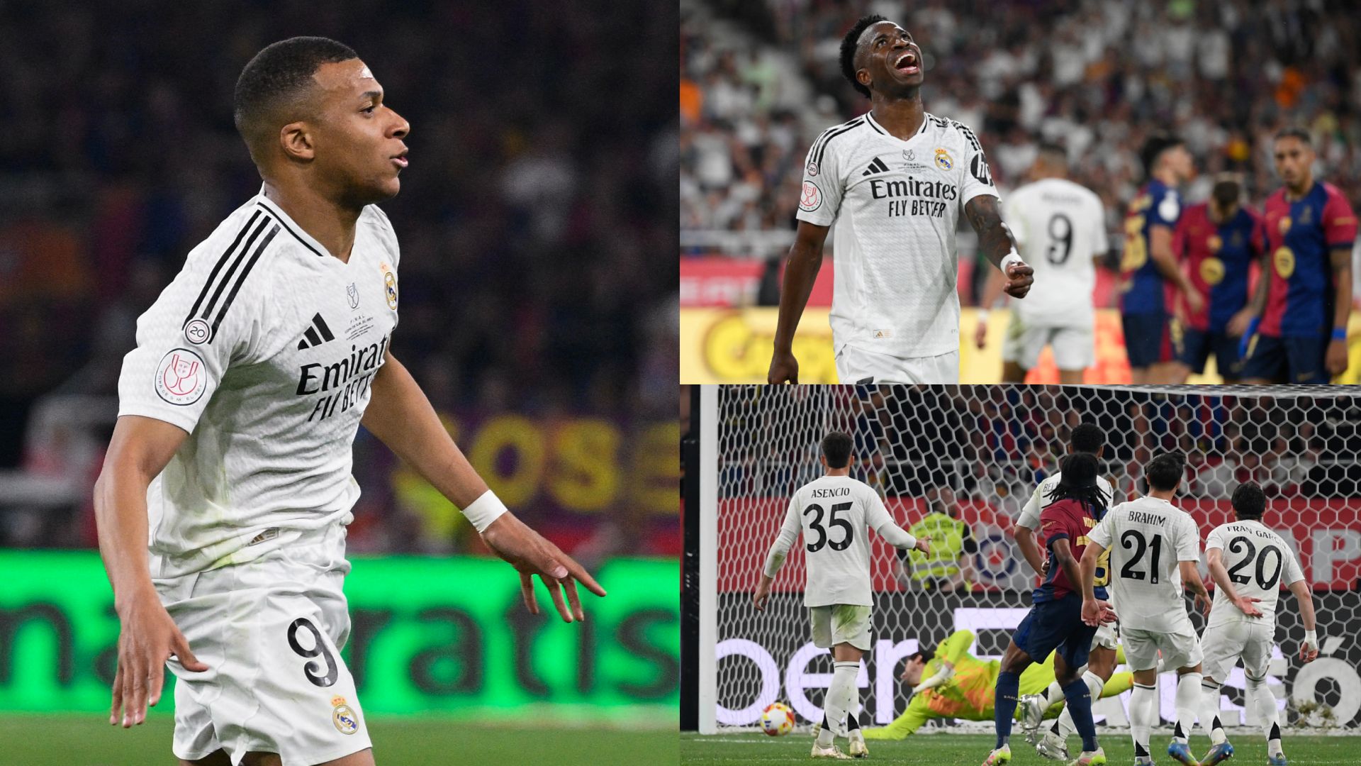 Real Madrid player ratings vs. Barcelona: Kylian Mbappe heroics in vain as Brahim Diaz's sloppy ...